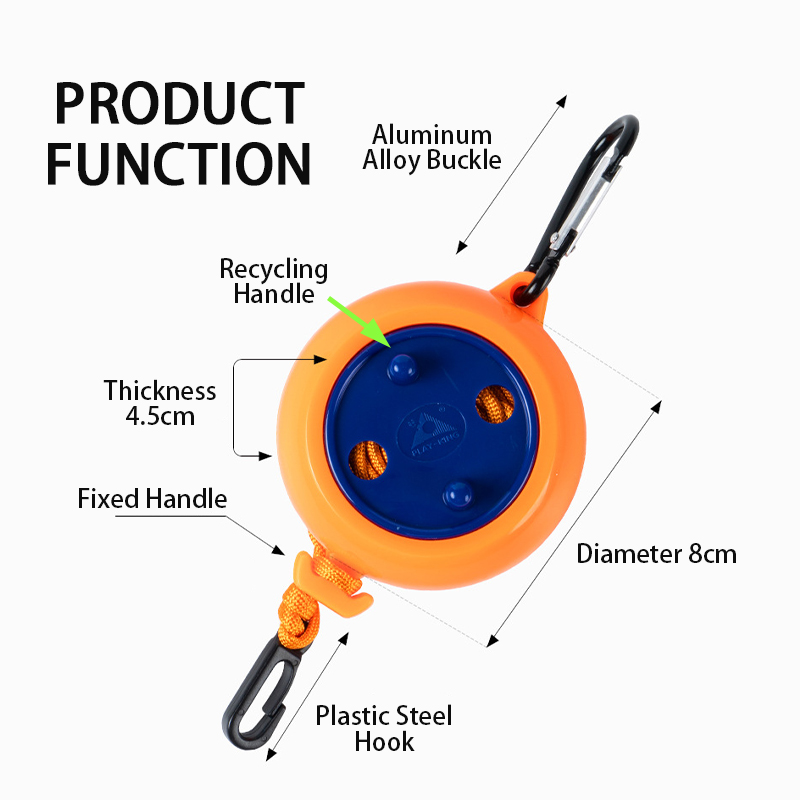 10m Camping Hanging Rope Retractable Extra Long Clothesline Automatic ...