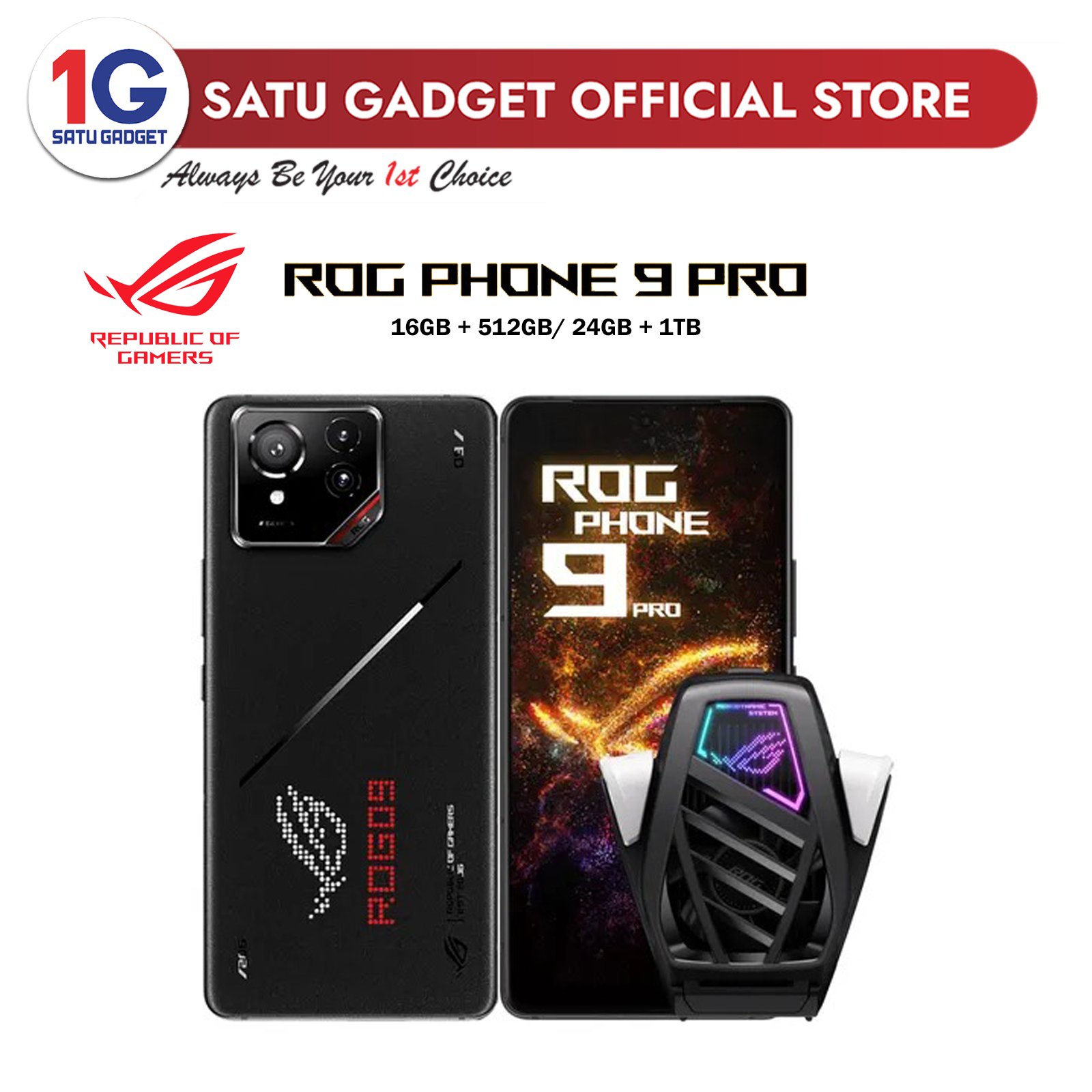 Asus ROG 9 Pro | 16GB +512GB/24GB + 1TB / Asus ROG 8 Pro | 16GB + 512GB ...