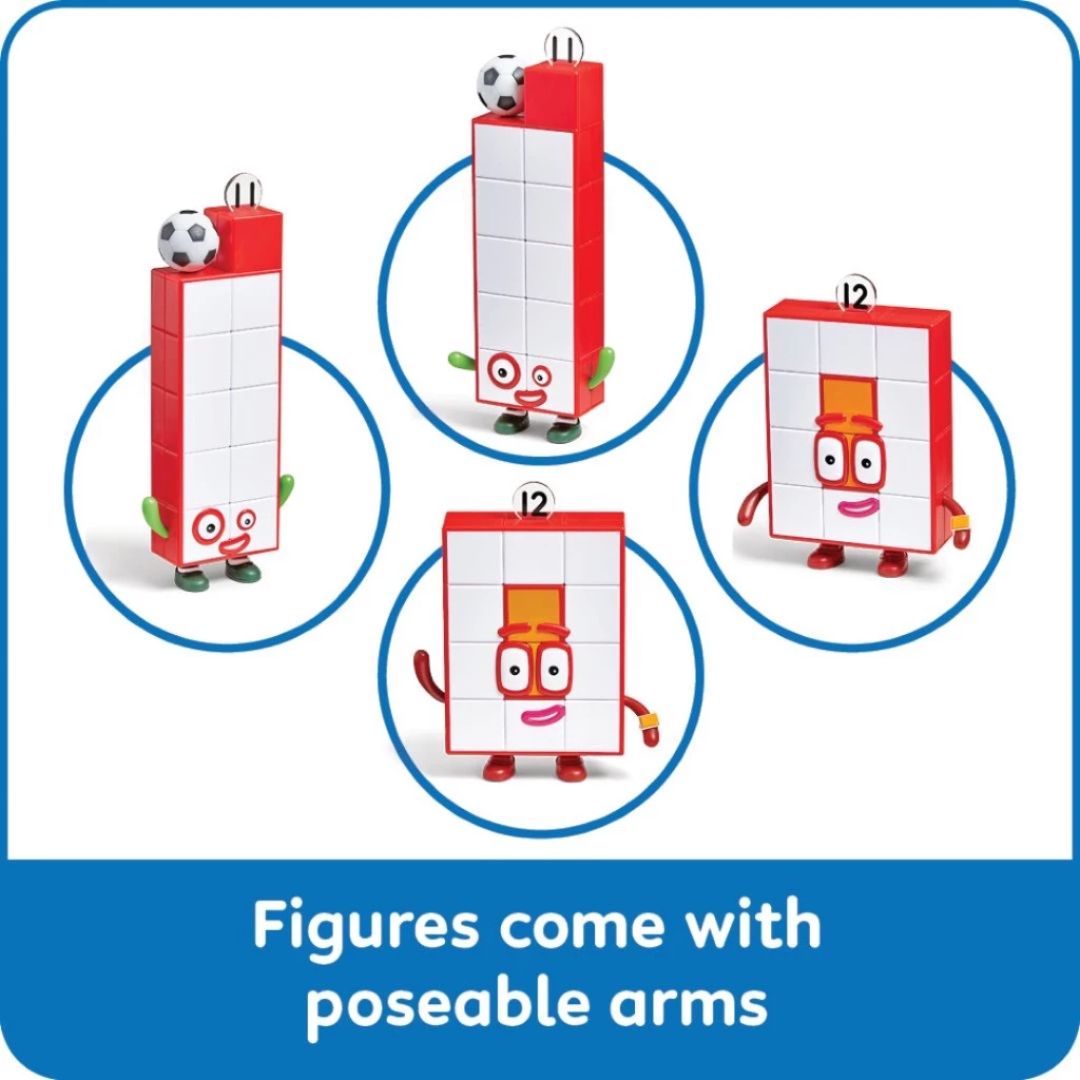 Numberblocks Friends Eleven and Twelve Figure by hand2mind- Age 3 ...