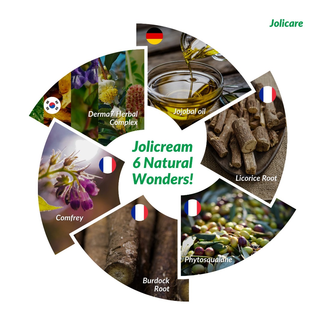 Jolicare Cream - 15g TRIPLE PACK | Repair Dry, Itchy, & Sensitive Skin ...