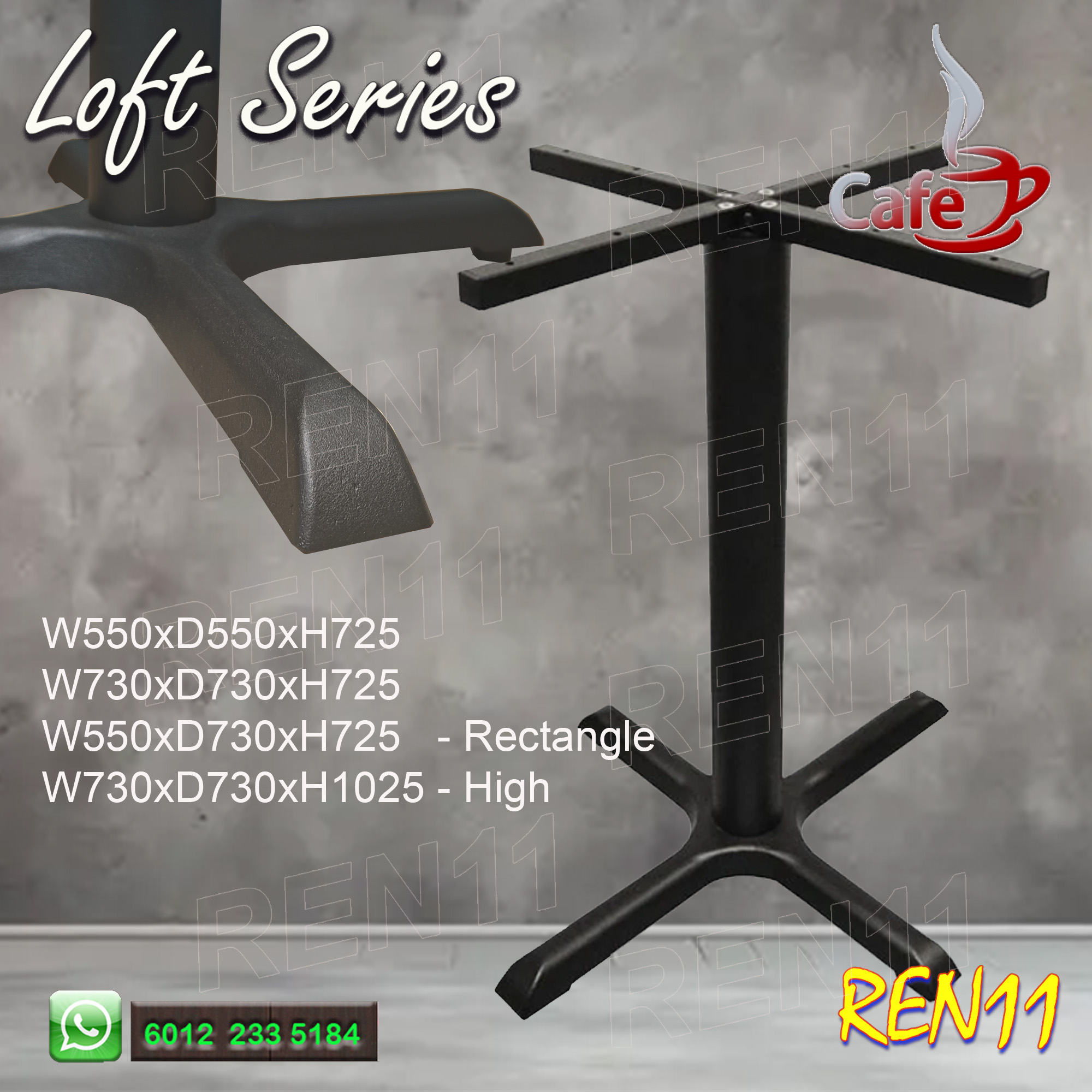 Dining Table Leg, Metal Leg, Kaki besi, Kaki meja , Table Base, High ...
