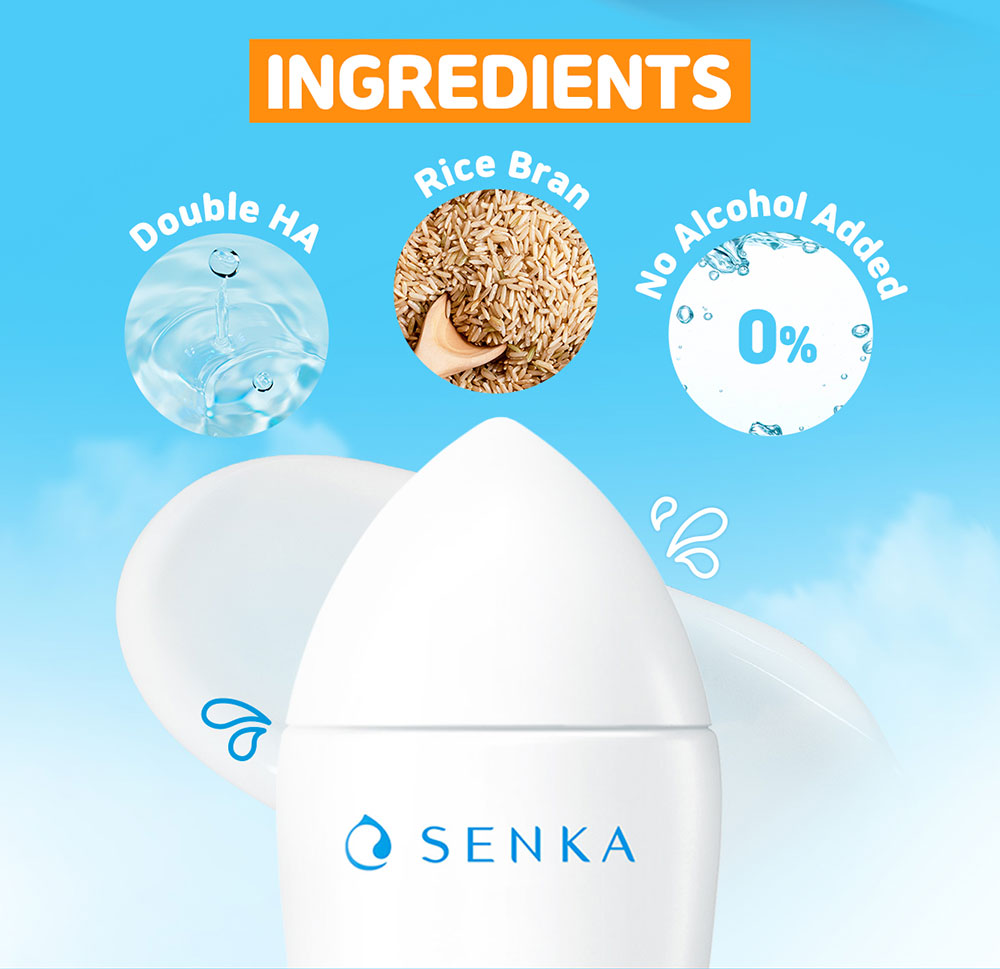 SENKA Perfect UV Gentle Milk Sunscreen 40ml (face sunscreeen, UV ...