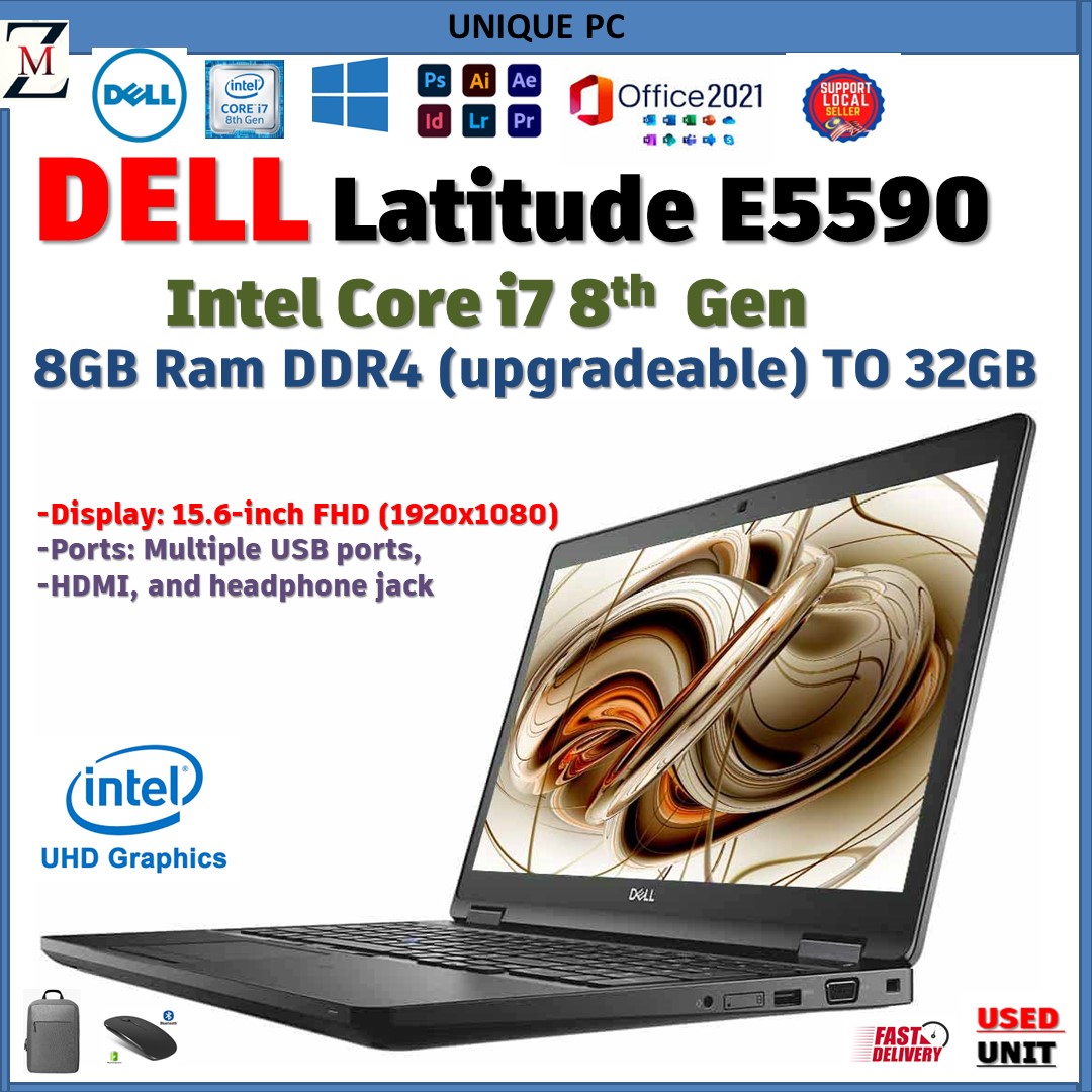 Dell Latitude E5590/E5580/E5570 Core i5- i7 32GB RAM/1TB SSD 15.6" INCH ...