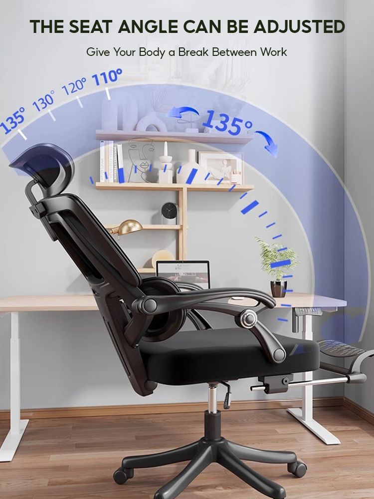 KUCADI Office Chair Mesh Office Chair Gaming Chair Ergonomic Chair ...
