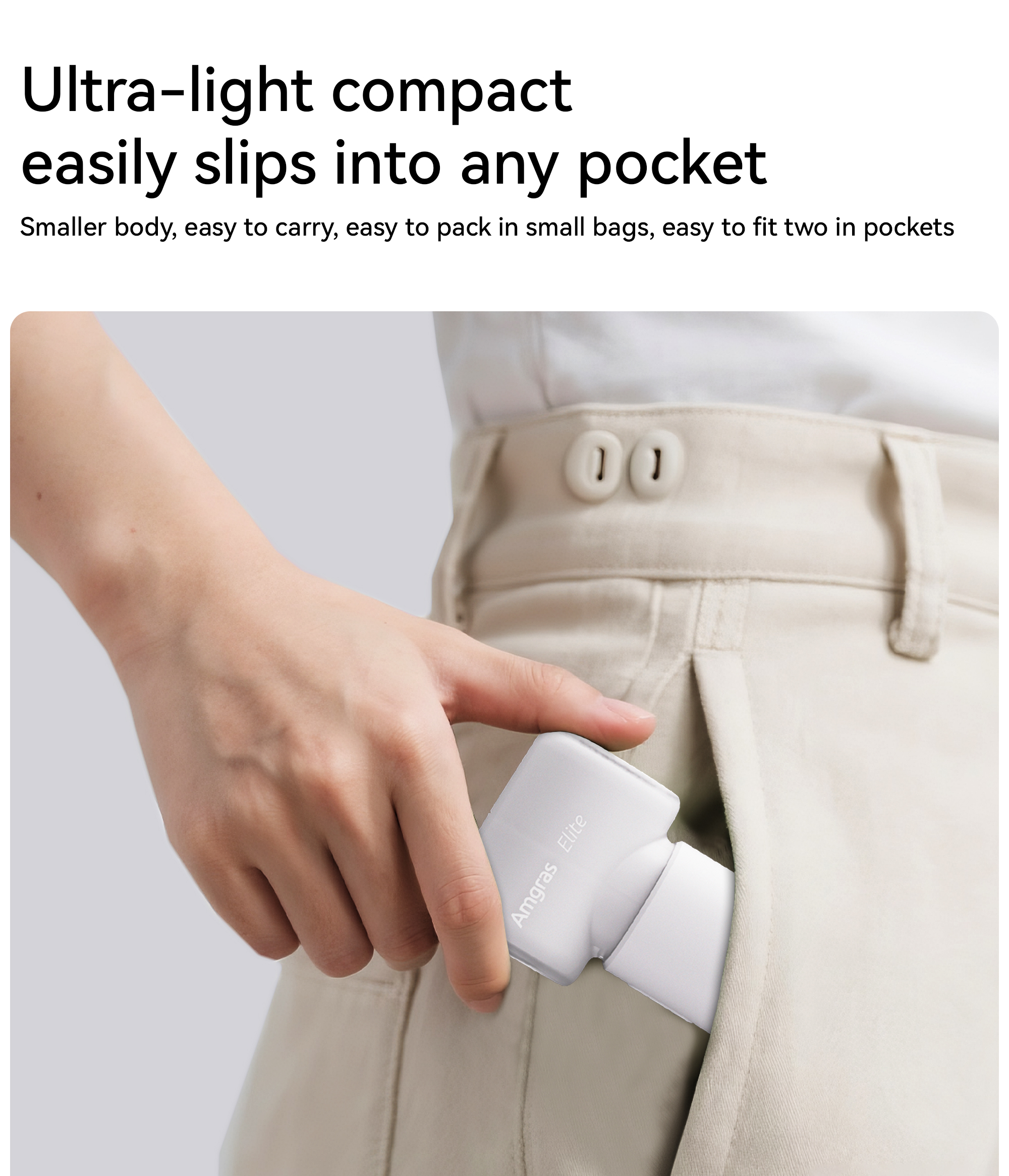 Amgras MetaHeld Fan Elite Ultra-high speed turbo handheld small fan ...