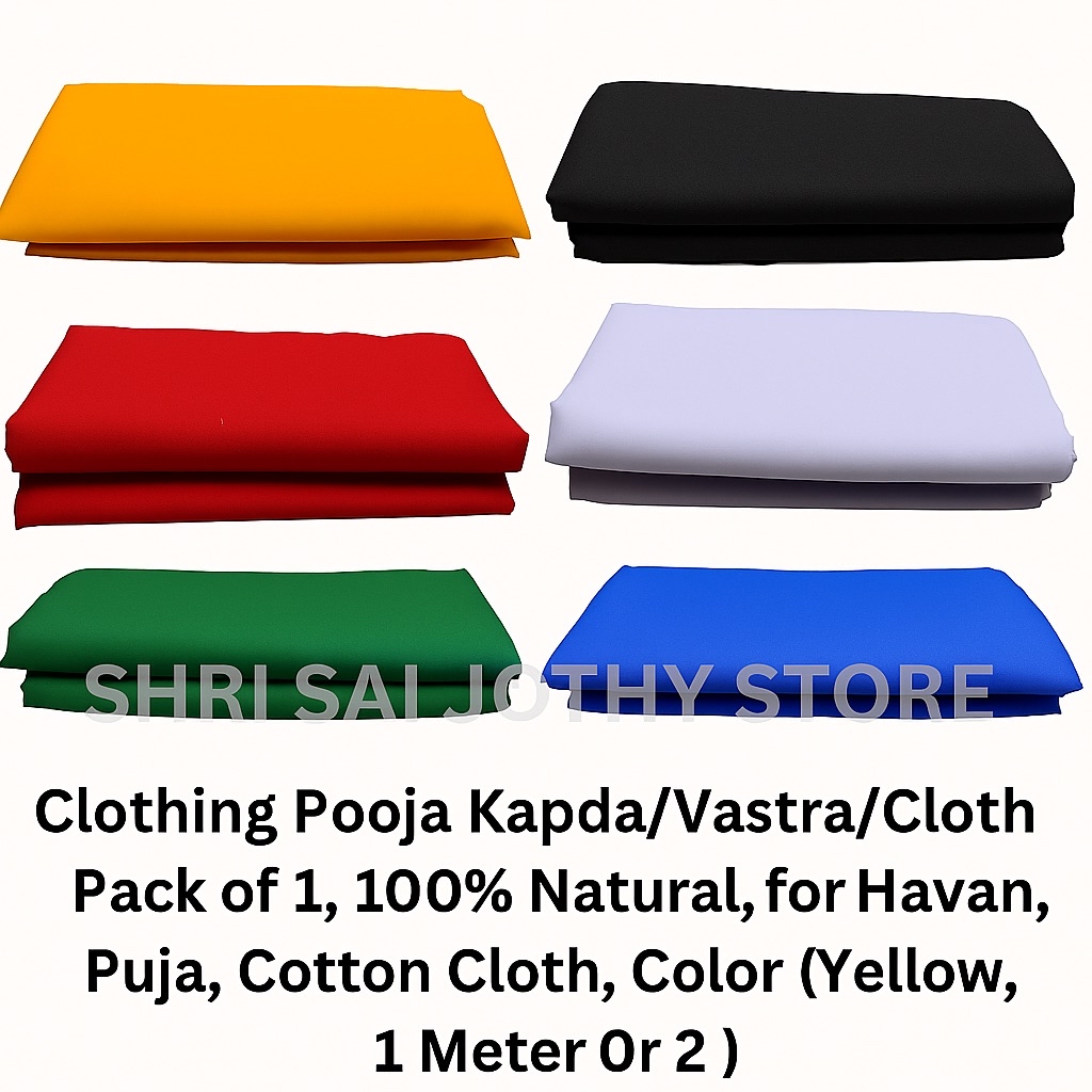Clothing Pooja Kapda/Vastra/Cloth, Pack of 1, 100% Natural, for Havan ...