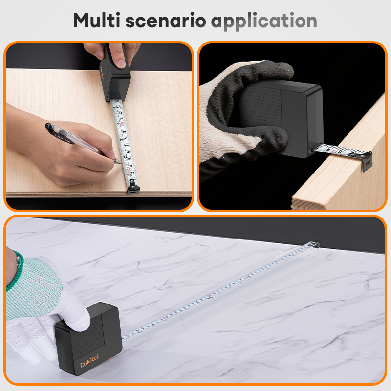 TASKTOOL Auto Lock Measuring Tape 3M 10Ft Dual Metric Imperial Self ...