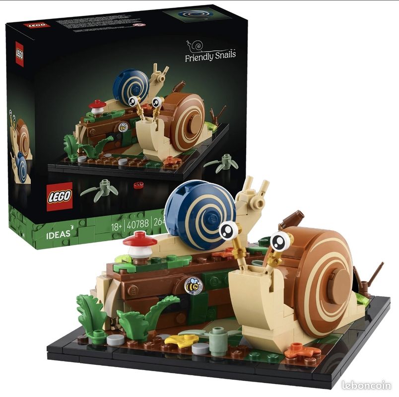[BricksInBoots] LEGO Ideas Friendly Snails (40788)(264 Pieces) | Shopee ...