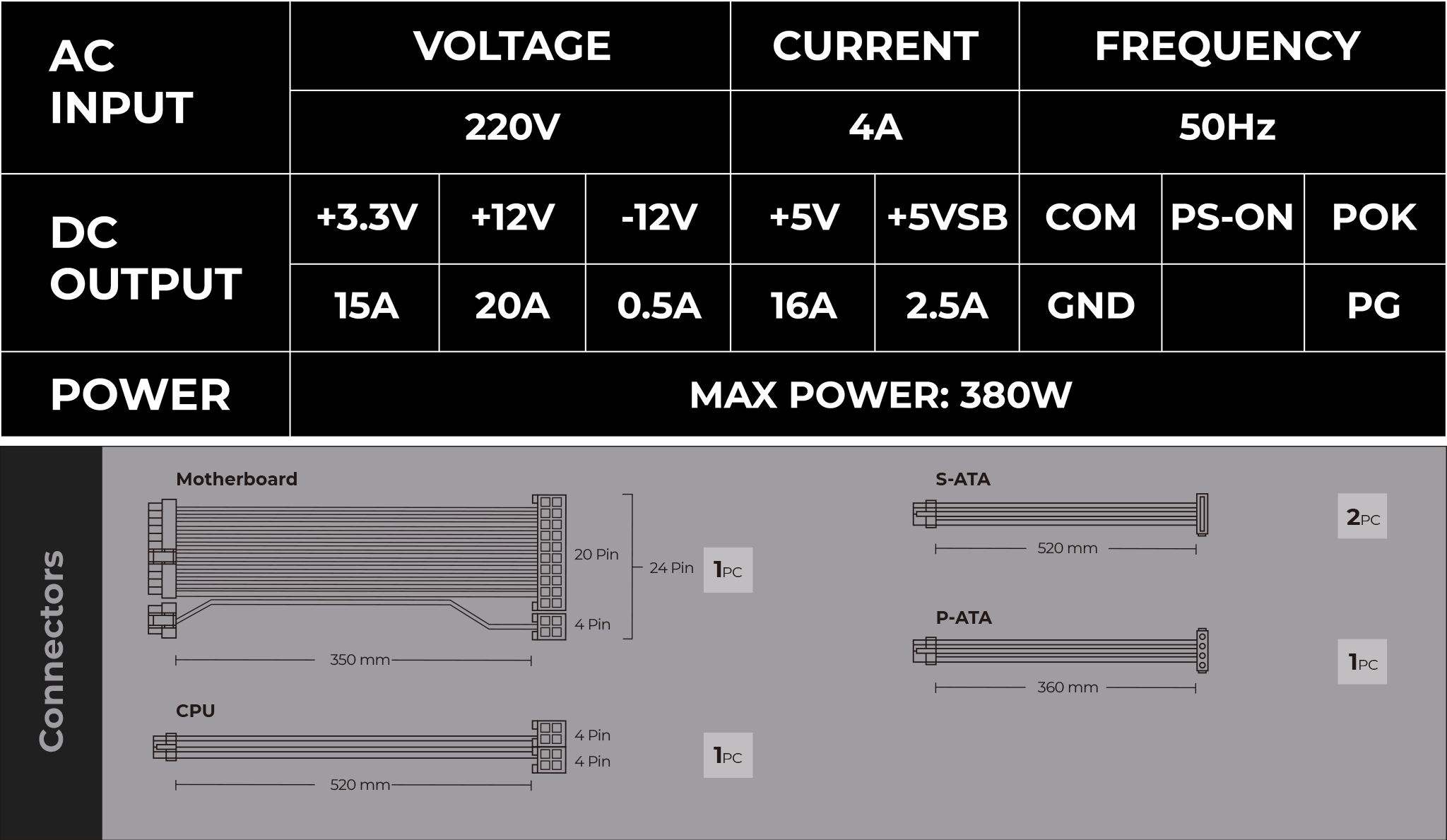 Slevnergy SF380 SFX Power Supply (380W Max) | Shopee Malaysia