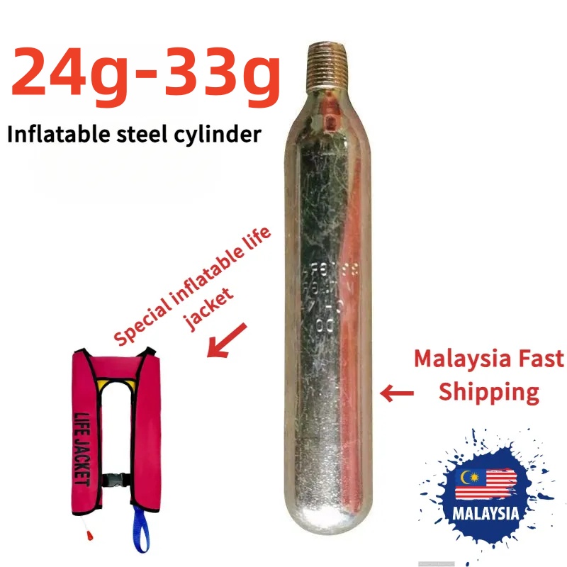 CO2 gas cylinder for Lifesaving belt inflatable life jackets, automatic ...