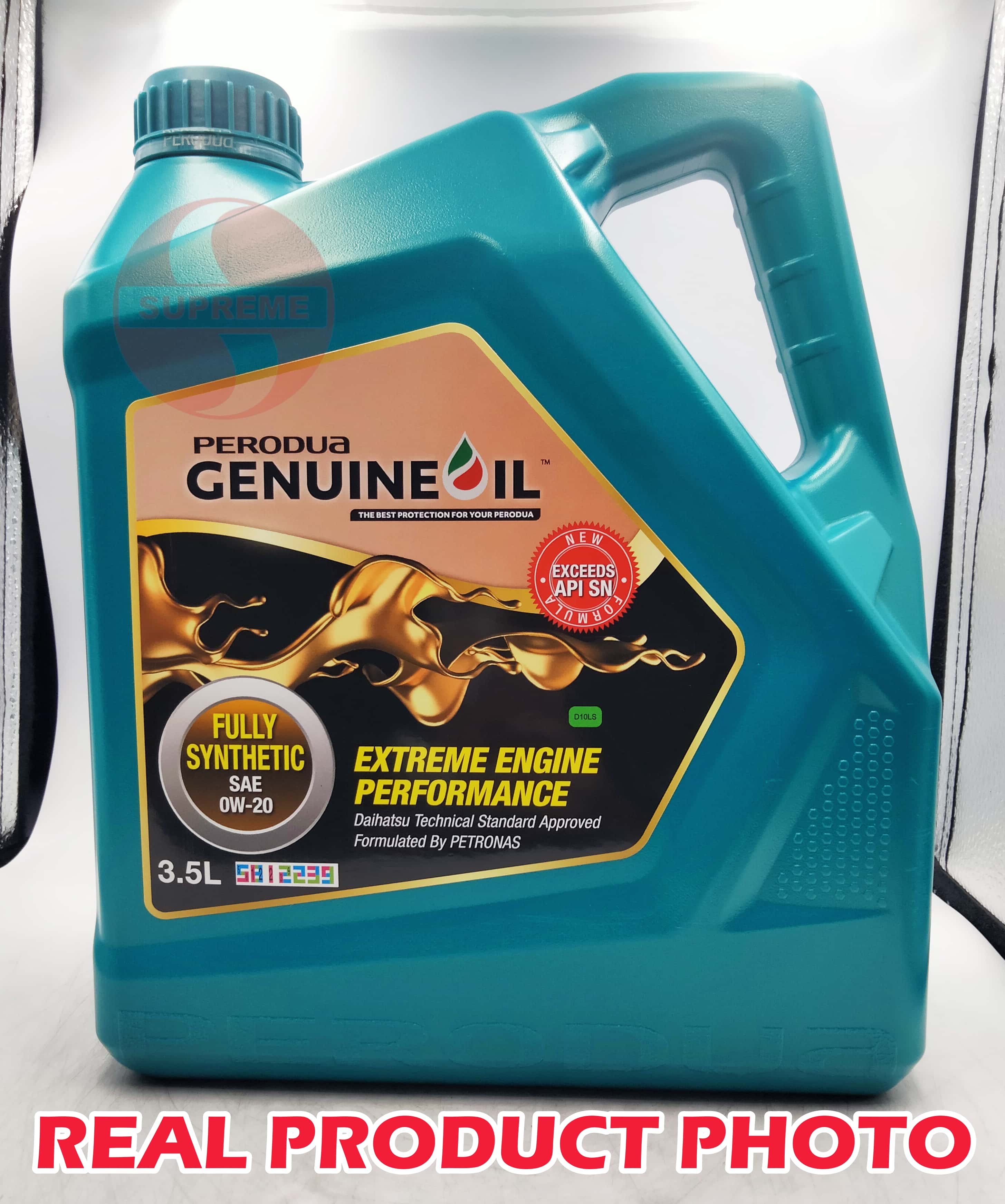 S2U Original Perodua Engine Oil 0W20 Genuine Fully Synthetic Axia Bezza ...