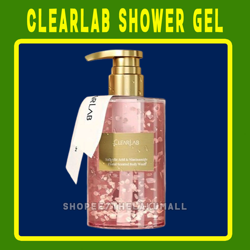 CLEARLAB SHOWER GEL [ NICOTINAMIDE & SALICYLIC ACID ] Mandian Clearlab Untuk Putihkan Kulit ...