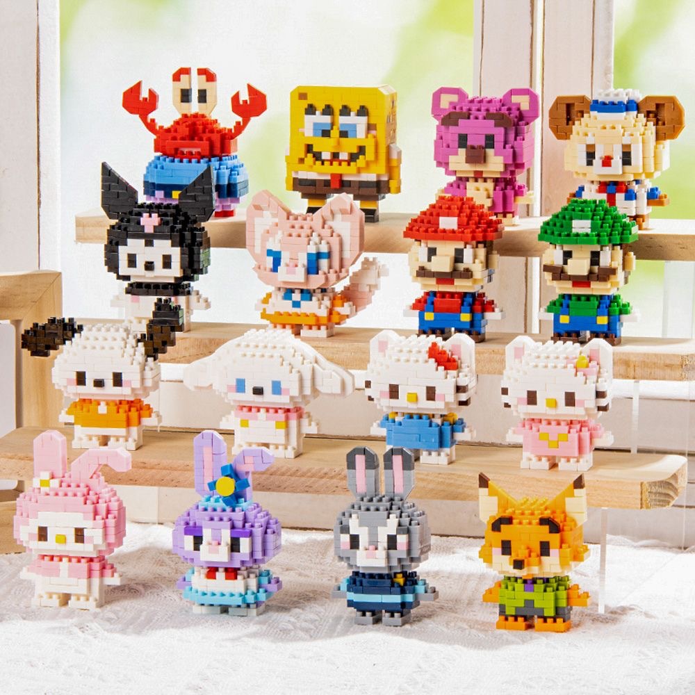【Kid Toy Cute Mini Lego Bricks】 Disney, Sanrio, Marvel, Kuromi ...