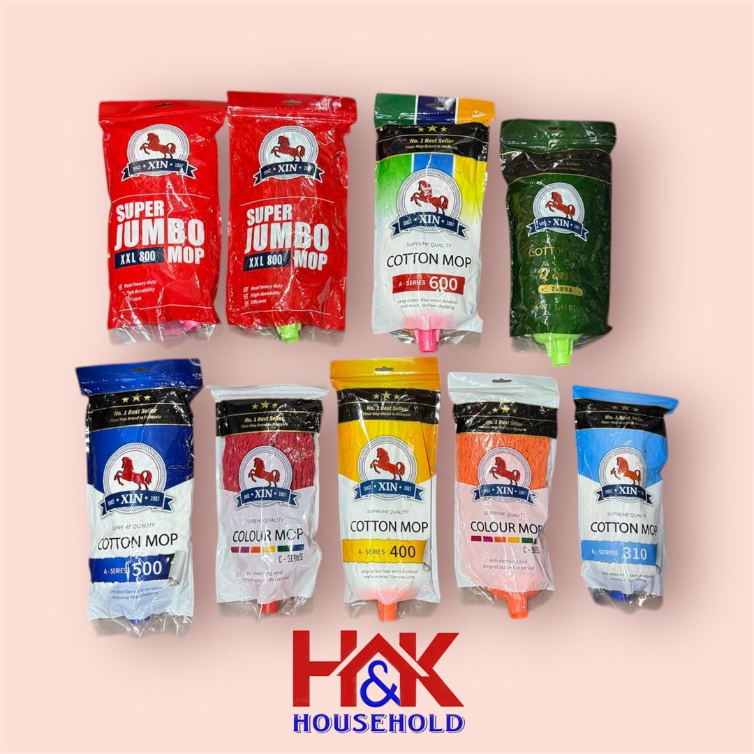 Good Quality Cotton Mop Head(No Handle) White Floor Mop Color Cotton ...