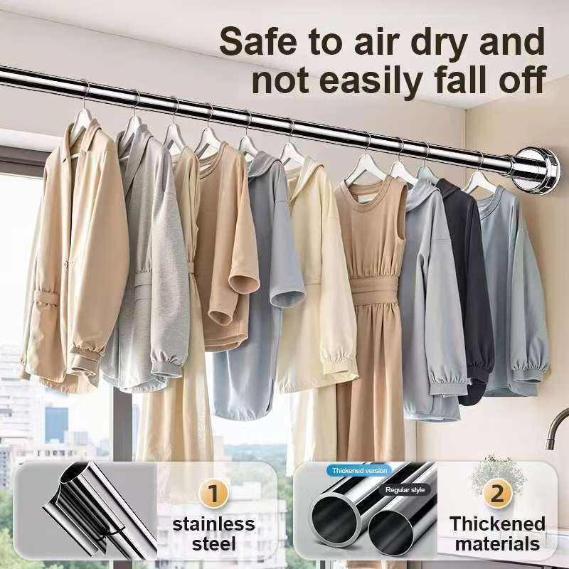Ampaian Baju Stainless Steel Adjustable/Clothes Drying Rack/Clothes ...