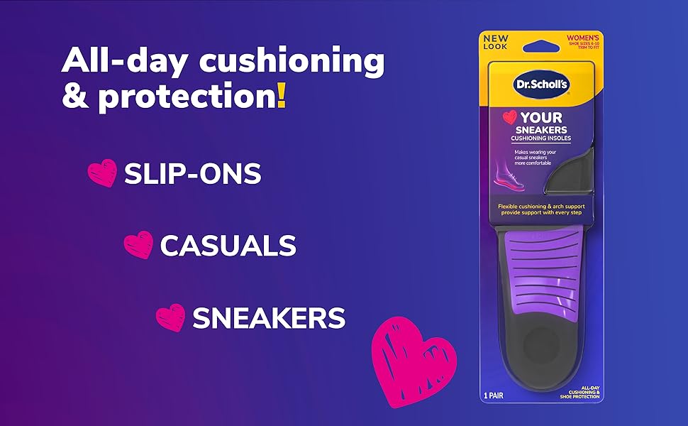 Dr Scholl's Insoles Heavy Duty / Work / Plantar Fasciitis / Heel / Arch / Tri-Comfort / Flats ...