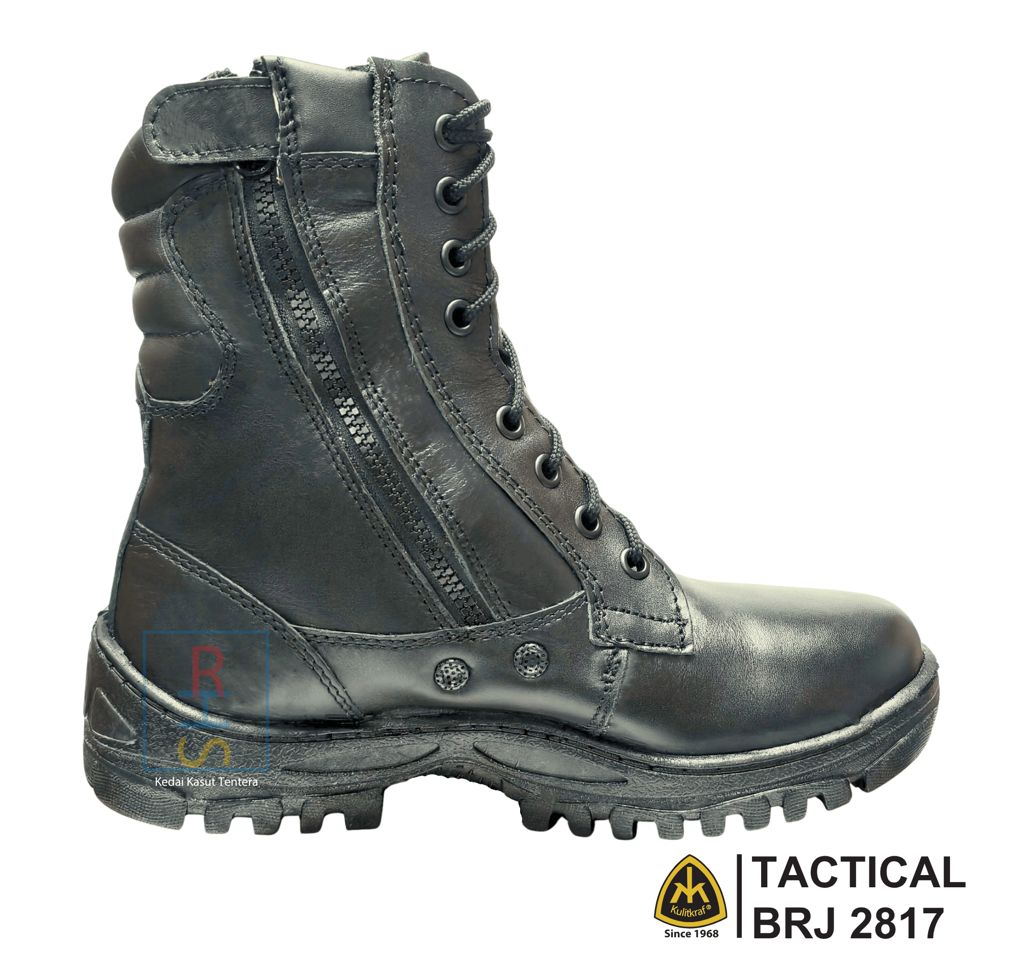 Taktikal Operasi Tentera Darat Atm Askar Kasut Kulitkraf Combat Kulit ...
