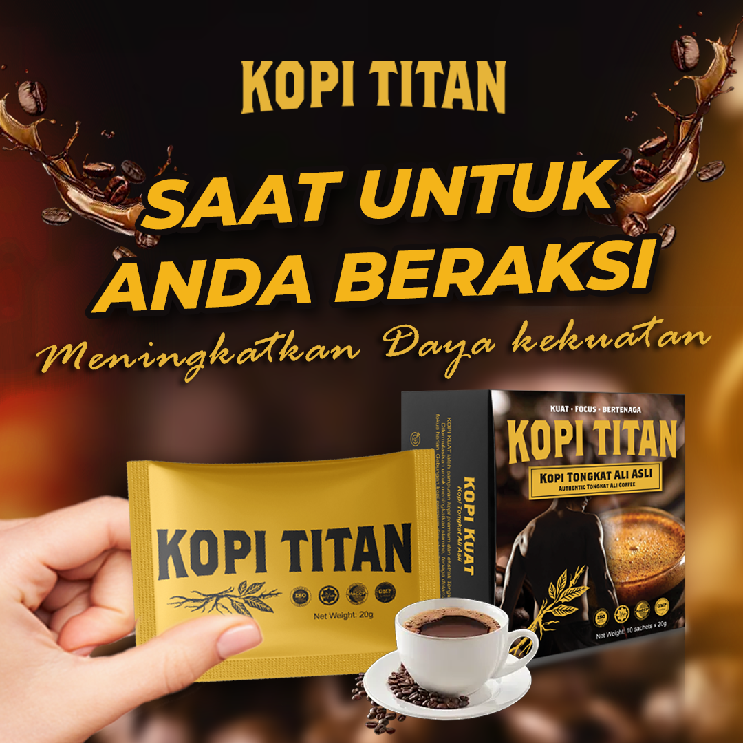Kopi Titan Tongkat Ali Premium - 10sachet X 20g | Shopee Malaysia