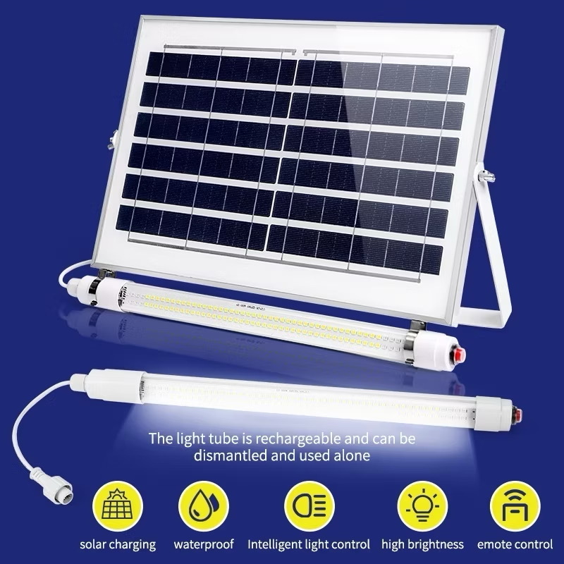 Solar LED Tube Lampu Solar Outdoor Waterproof Solar Light Outdoor ...
