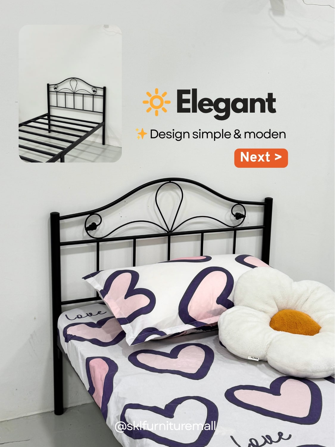 🔥READY STOCK🔥No1 TOP Metal Bed Frame 100% Metal Katil Bujang/Katil ...