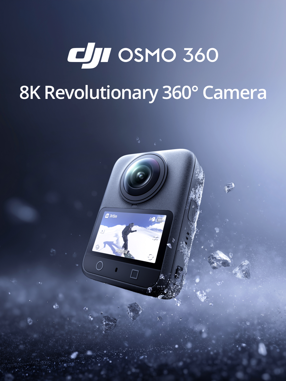 DJI Osmo 360 - 8K Revolutionary 360° Camera | 1-Inch 360° Imaging | 100 ...