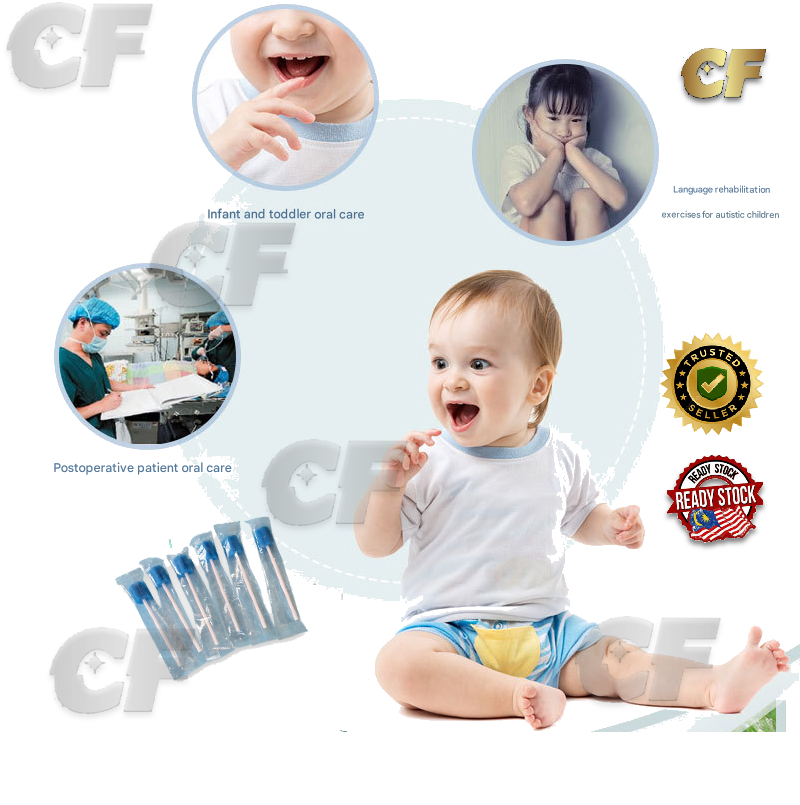 Steril Oral Swab Sensory Brush Disposable Autism ADHD Therapy Dental ...