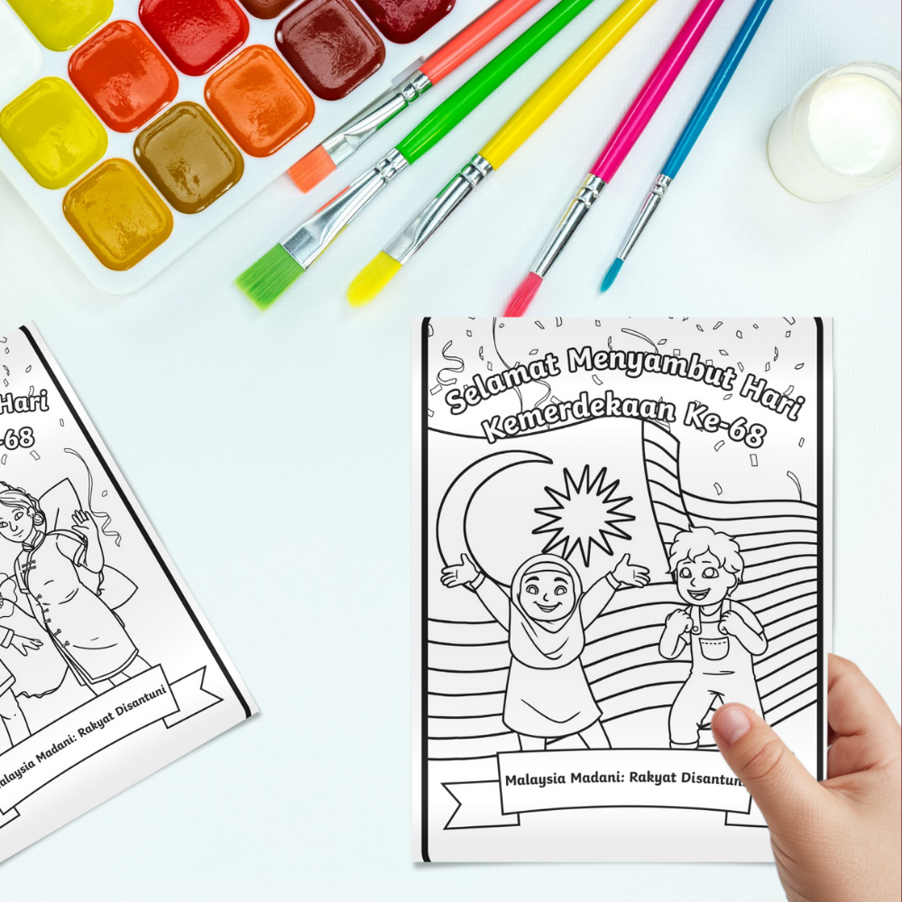 [PDF] 21 Hari Merdeka Ke-68 Coloring Pages For Kids (Edisi Terhad ...