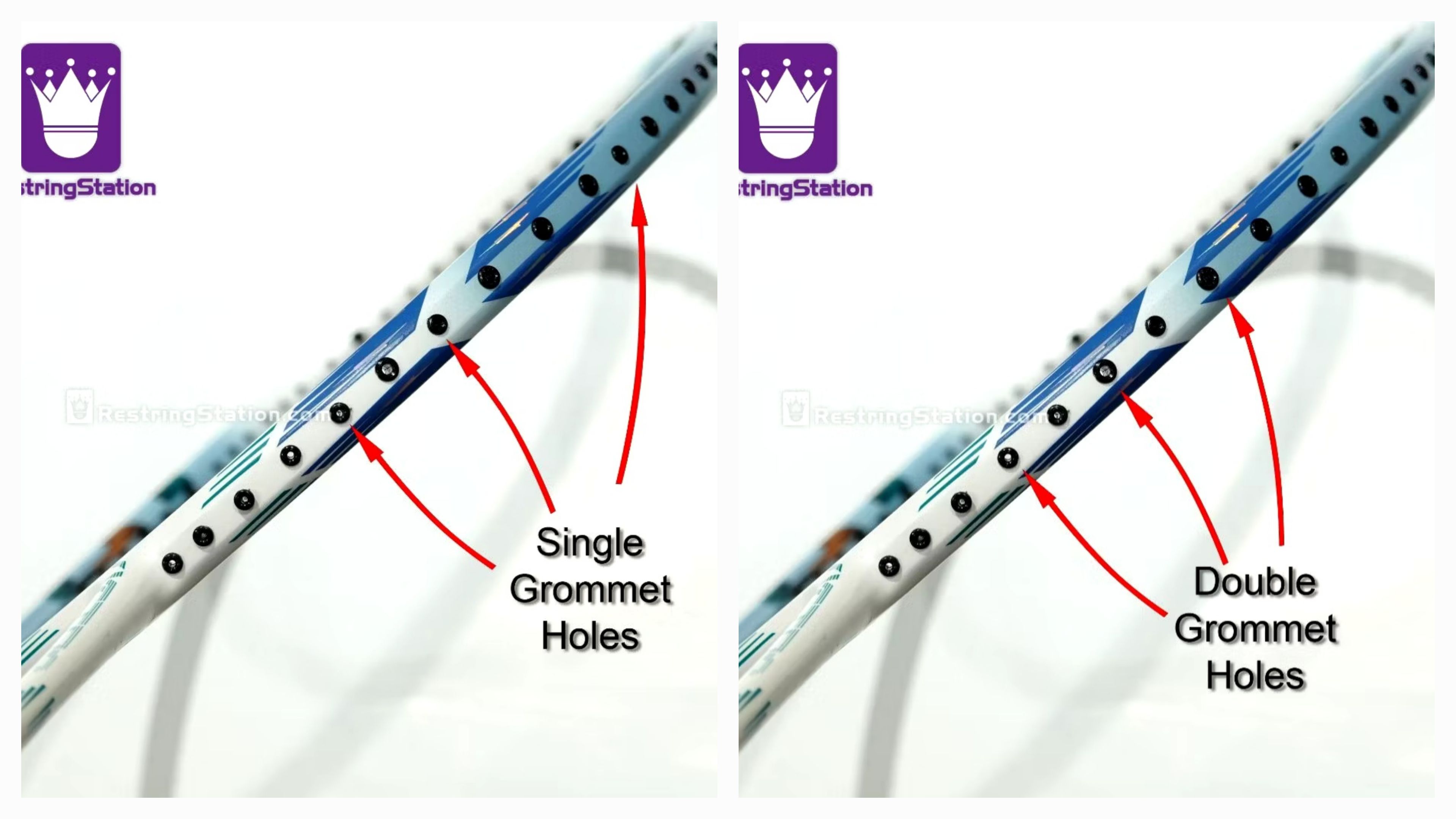 [Grommet] High Quality Full Set Grommets for 72 / 76 Holes Badminton ...