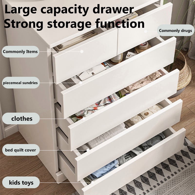 Aihome Chest Drawer 4 LAYER STORAGE Wardrobe Almari Baju Almari Pakaian ...