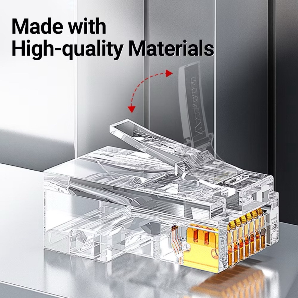 Commscope AmpNetconnect RJ45 Network Plug UTP Lan Cat6 Modular Plug ...