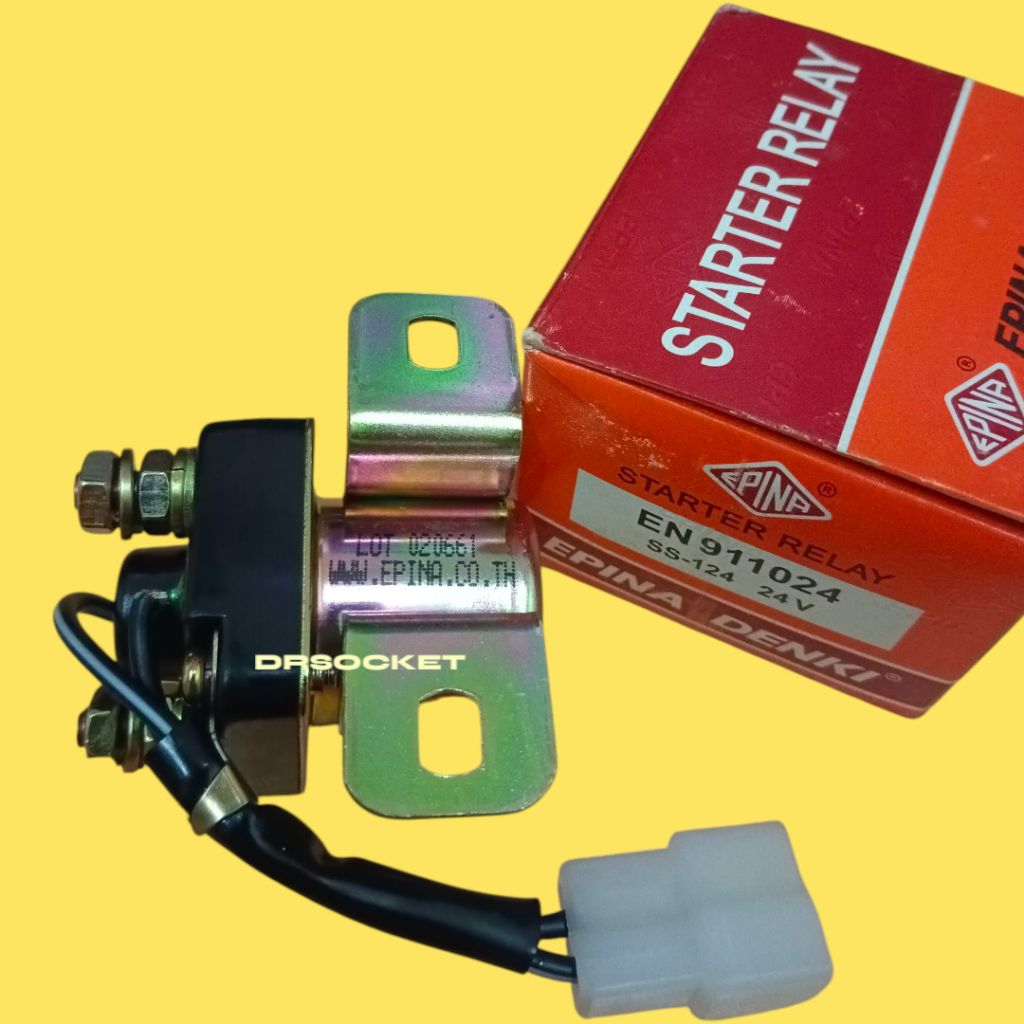 ORIGINAL EPINA DENKI - 911024 STARTER RELAY SS-124 /24V FOR TRUCK LORRY ...