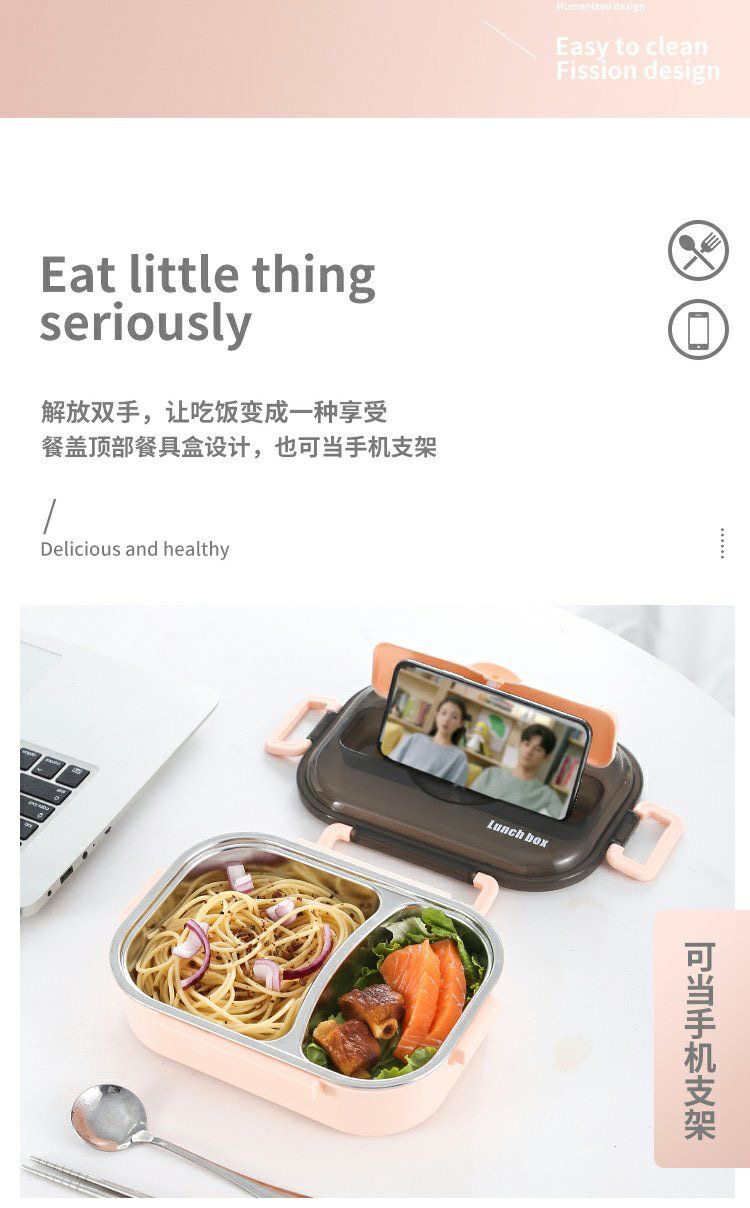 DX | READY STOCK🏠 304 Stainless Steel Bento Layer Lunch Box Storage ...