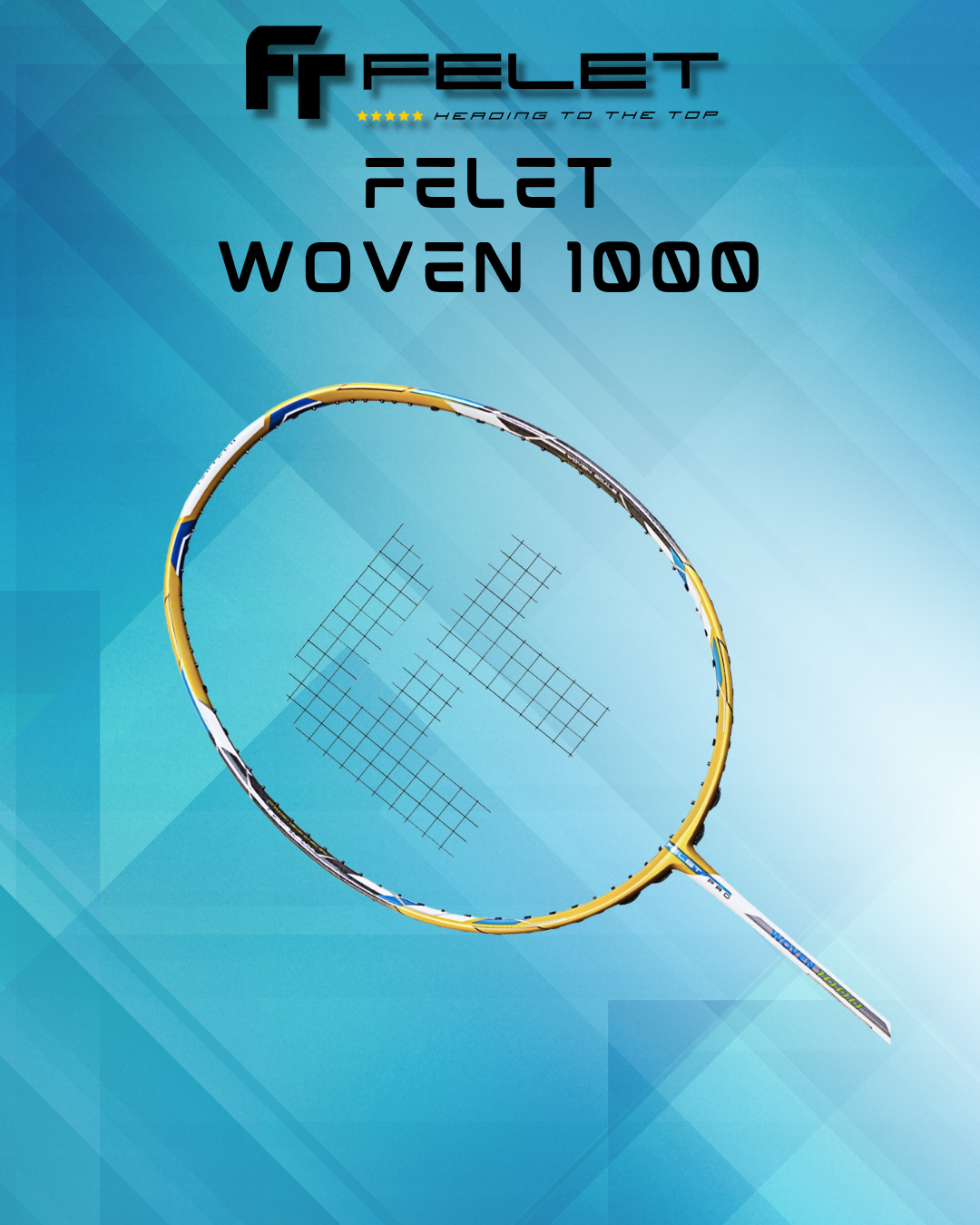 Felet Woven 1000 Pro Badminton Racket | Shopee Malaysia