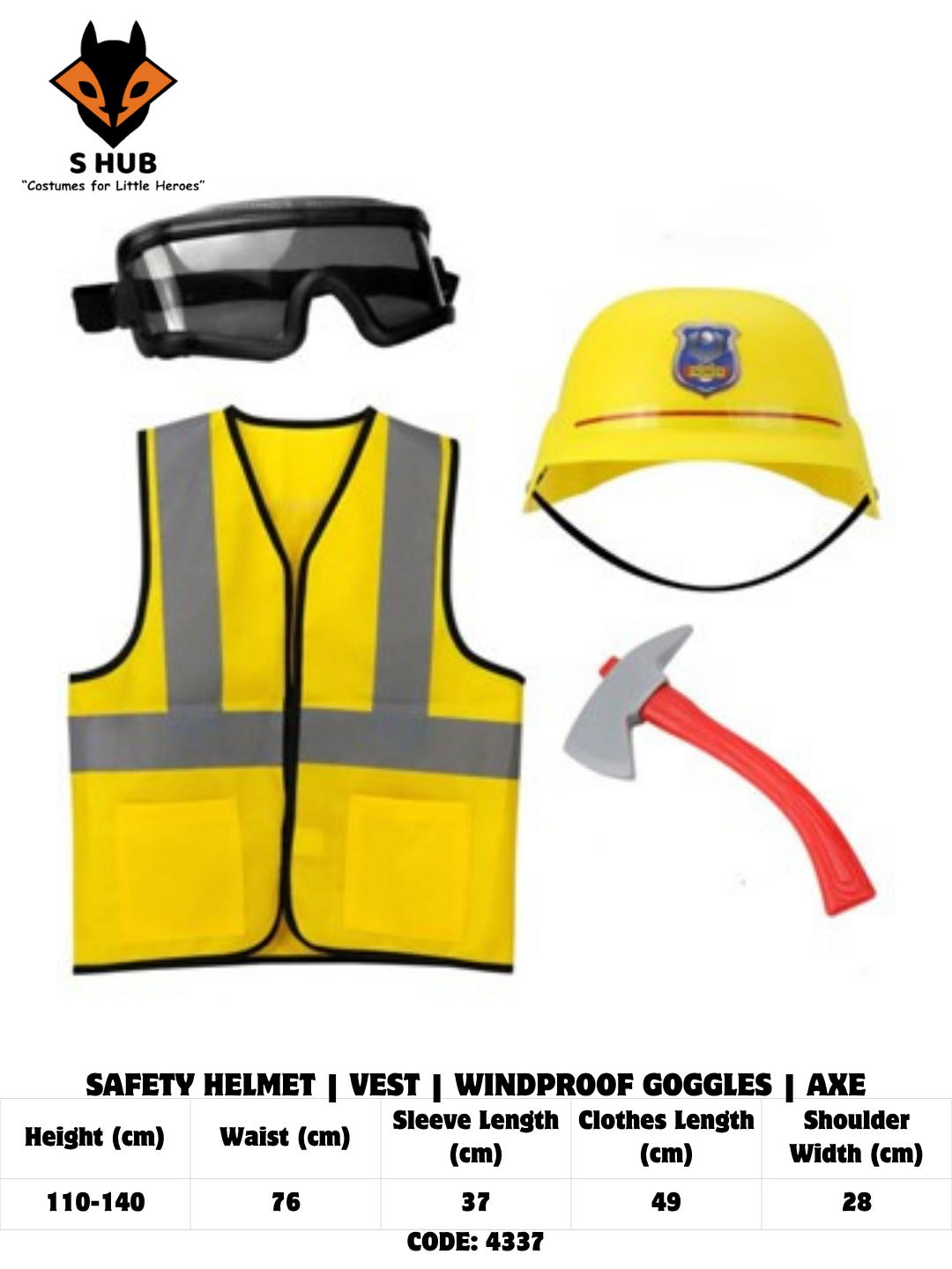Construction Mechanical Engineering Worker Costume for Role Play ...