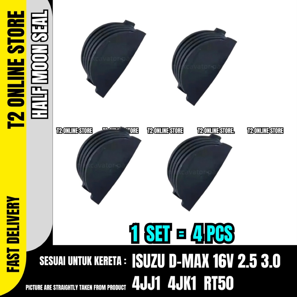 T2 ISUZU D-MAX 16V 4JJ1 4JK1 VALVE COVER GASKET 8-97945-338-0 SILICONE ...