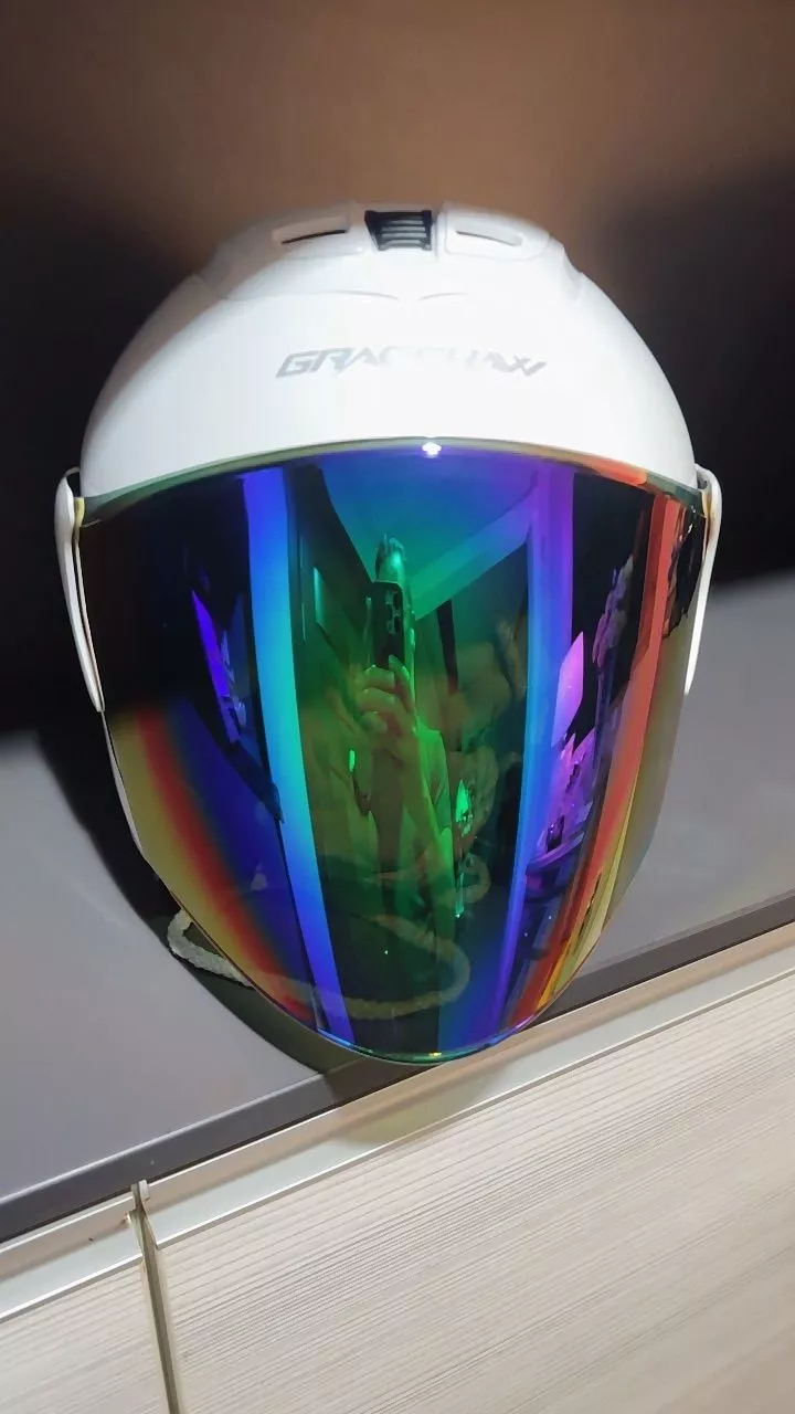 Gracshaw G919i Glazzo Mono Plain Colour Helmet G919i Helmet Hero same ...