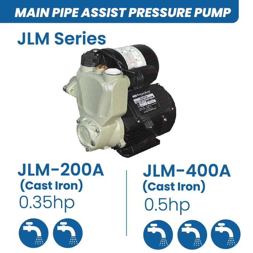 TSUNAMI INTELLIGENT SELF-PRIMING AUTO JET PUMP JLM-200A / JLM-400A ...