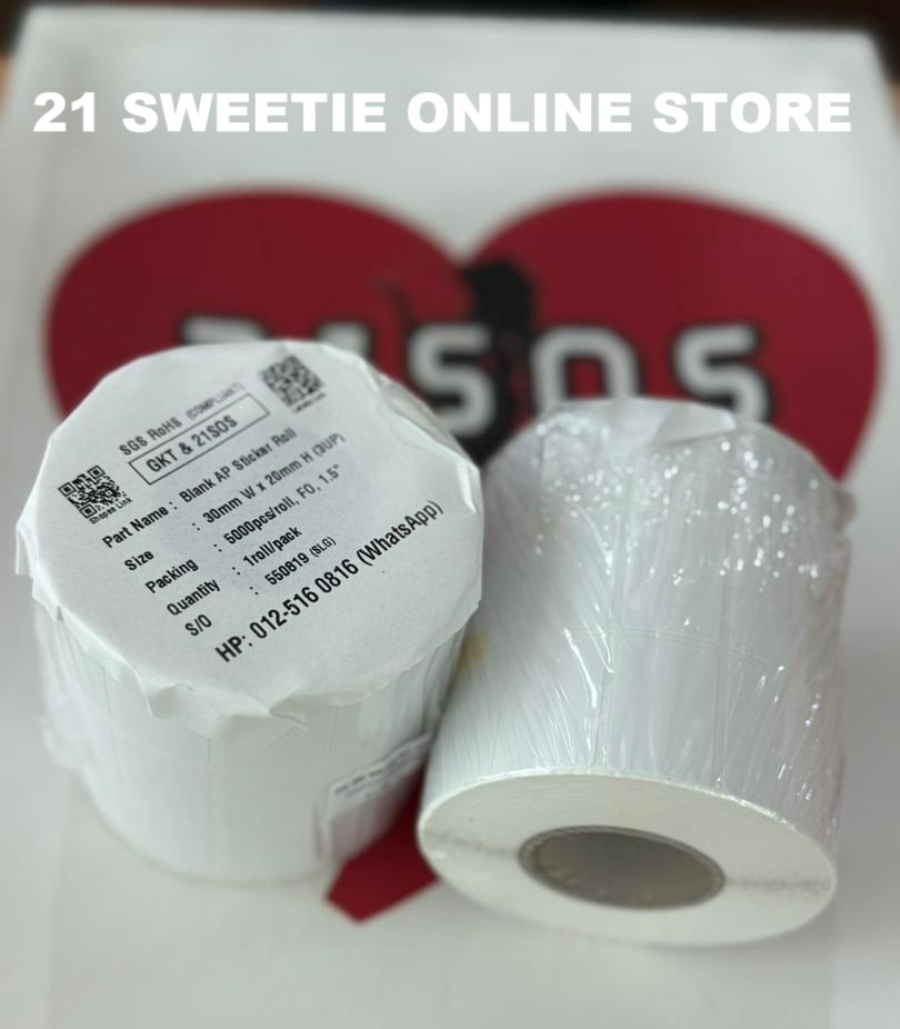 Premium ISO Blank Barcode Label 30x20mm Sticker 30x20 3UP Avery AP ...
