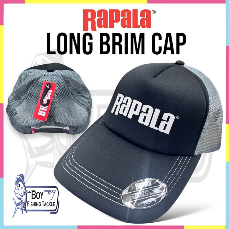 2024 ORIGINAL RAPALA LONG BRIM CAP WATER RESISTANT BALL CAP BASEBALL ...