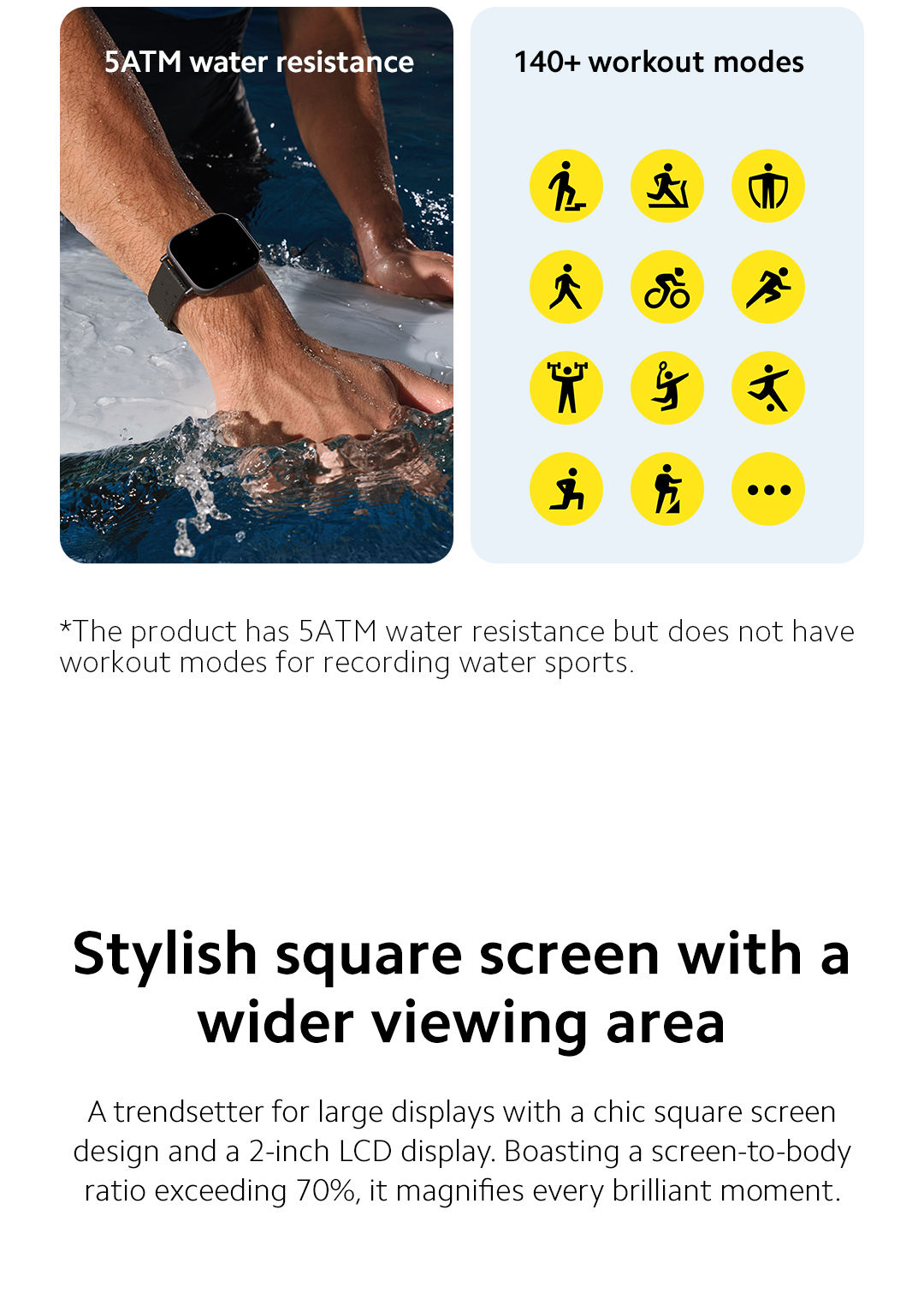 Redmi Watch 5 Active | Ultra-Large LCD Display | Bluetooth Phone Call ...