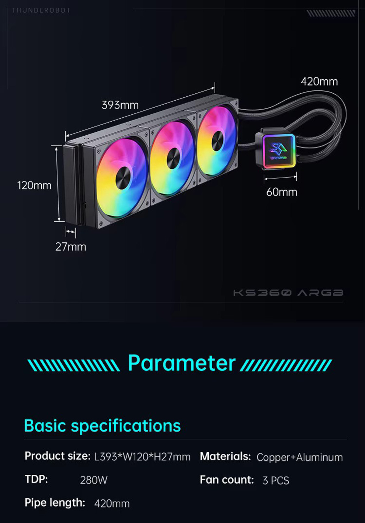 Snowman KS360 High Performance Infinite Mirror 3-Phase Motor Dynamic ...
