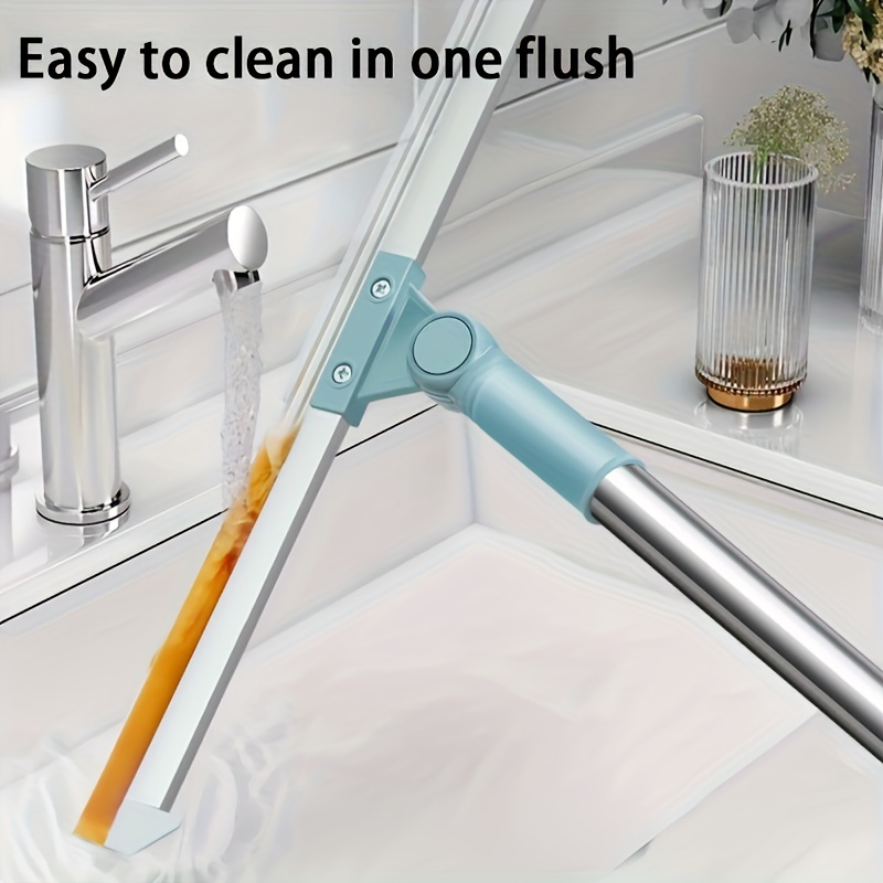 50CM Floor Silicone Wiper Scraper 180 Squeegee Magic Broom Sweeper Mop ...