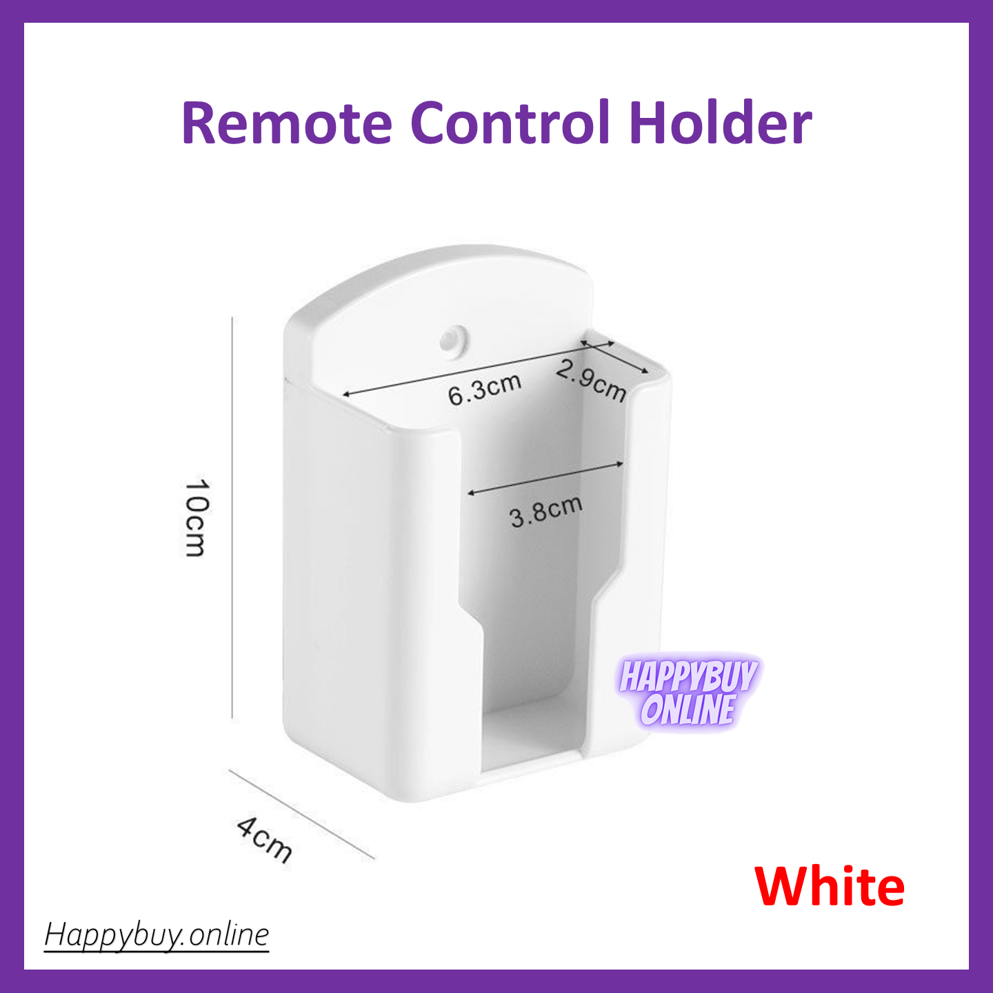 Wall Mounted Universal Remote Control Holder Remote TV/ Aircond Holder ...