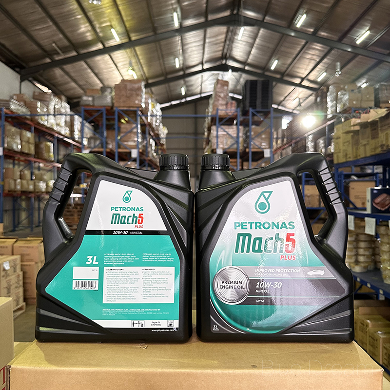 10W-30Petronas Mach 5 PLUS SN/CF Premium Mineral Engine Oil (3L) for ...