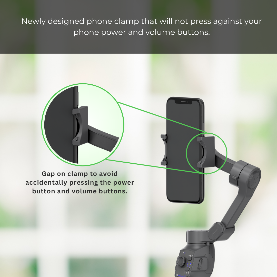 GS L7B L9 Lite M1 Smartphone 3 Axis Gimbal APP Bluetooth Connect Tracking Instant Power Up AI ...