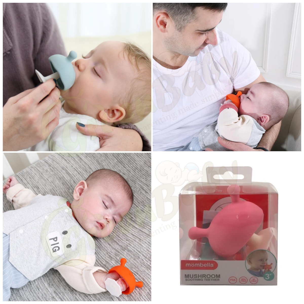 Mombella Soothing Teether | Richell Teether With Case | Bubbles Baby Teether 3m+ (1pc) | Shopee ...