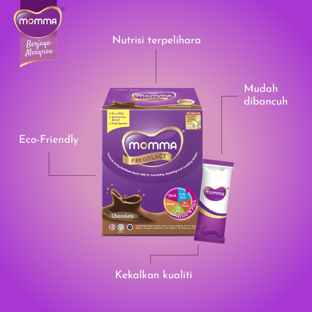 Momma- Milk Booster (Breastfeeding) 420G- Chocolate / Chocolate Grain ...