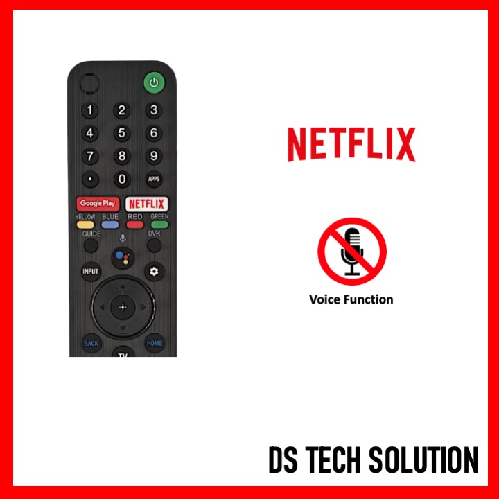 SONYi Android TV Remote Control Replacement with Google Play & Netflix ...