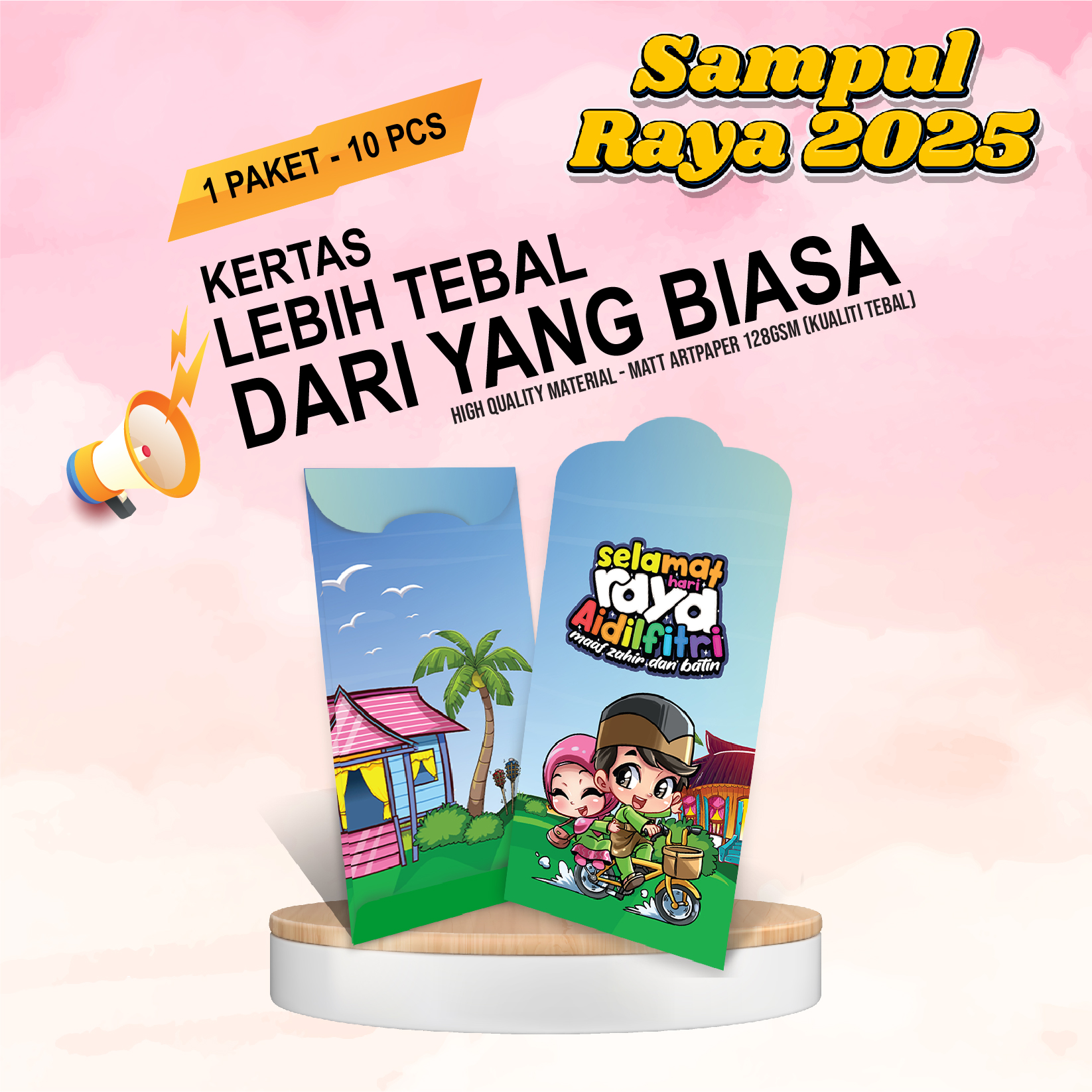 [ NO.1 ] Sampul Duit Raya 2025 (10 KEPING) READY MADE Sampul Raya | 48 ...
