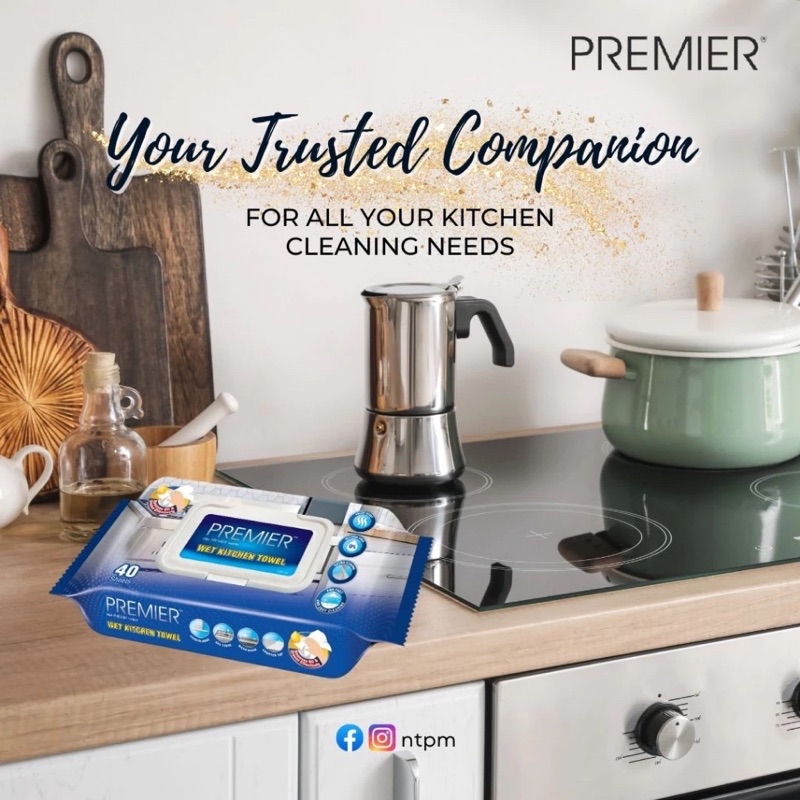 Premier Wet Kitchen Towel (40's) | Shopee Malaysia